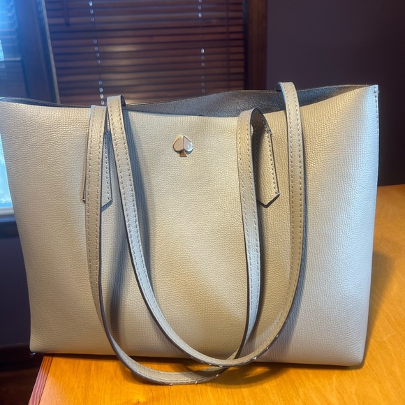 kate spade | Accessories | Kate Spade Grey Purse | Poshmark